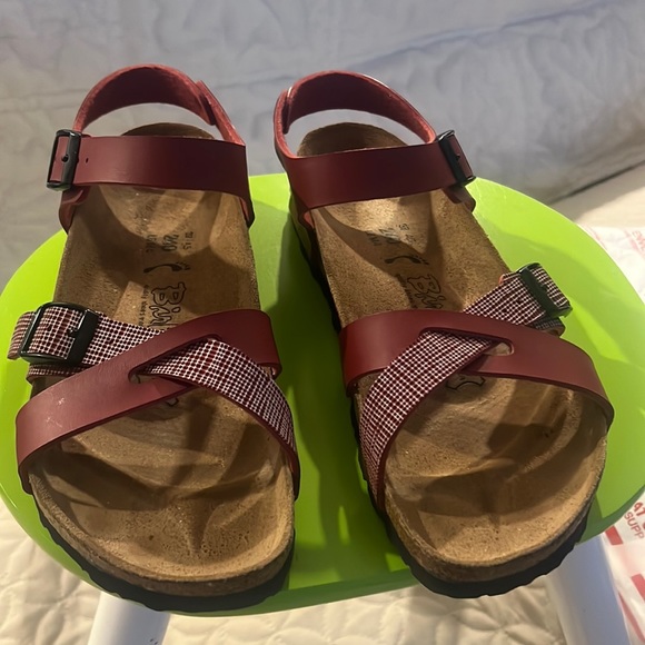 Birki’S | Shoes | Birkis Red Sandals Women Size 6 | Poshmark